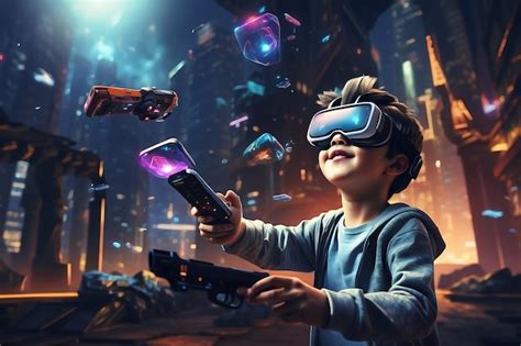 Premium Ai Image Photo Futuristic Virtual Reality Concept