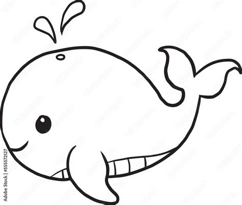How To Draw A Cartoon Whale