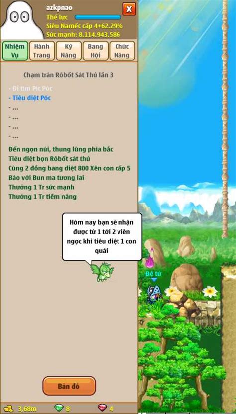 Nick Nro Mã Số 7423 Server 4 Hành Tinh Namếc