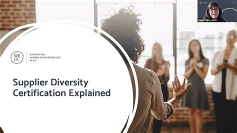 Supplier Diversity Certification Explained Youtube