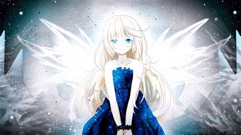 Sad Anime Angel Girl