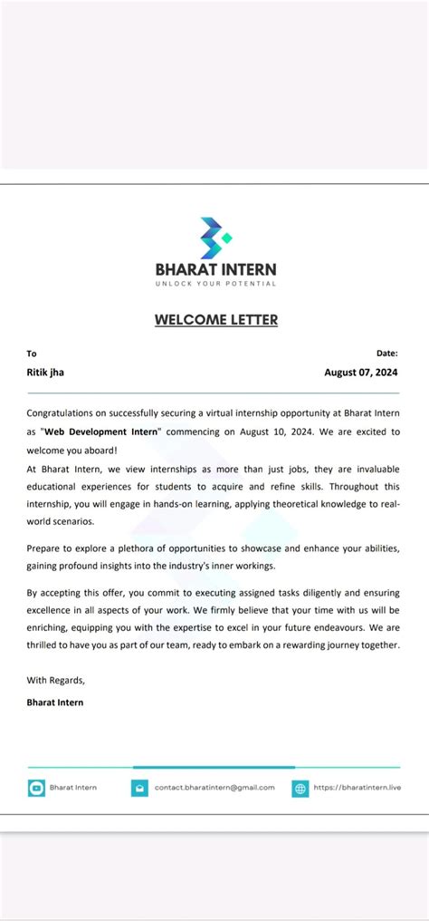 Hritik Kumar On Linkedin My 2nd Virtual Internship In Bharat Intern ️