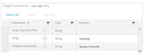Error Handling Tab
