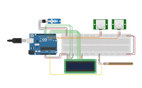 circuit design microcontrollers fin tinkercad