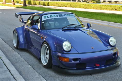 1993 Porsche 911 964 RWB Widebody Violet Blue Metallic Slicktop Custom