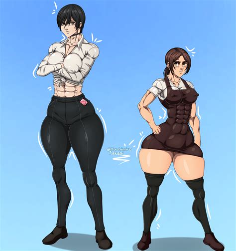 Rule 34 Abs Anime Style Attack On Titan Big Ass Big Breasts Big Butt