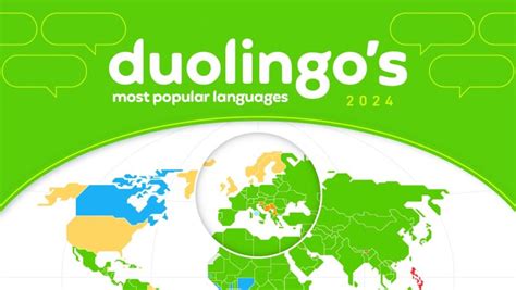The Most Popular Language On Duolingo In Every Country Laerte De