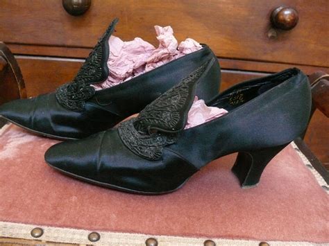 All The Pretty Dresses 1890s Vintage Shoes Victorian Shoes Satin Shoes
