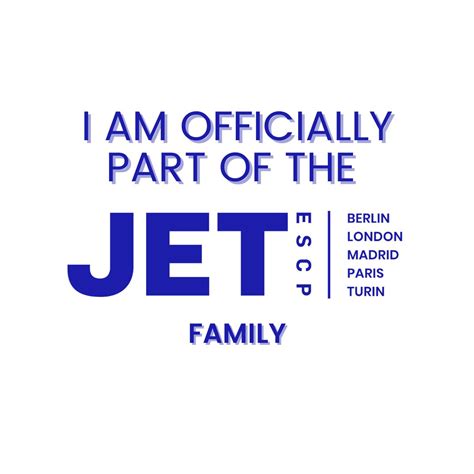 I Am Delighted To Join Jet Escp As Associate Consultant And I Look Forward To Bringing Value To