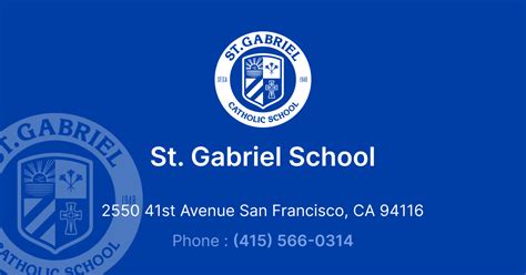 St Gabriel School Calendar