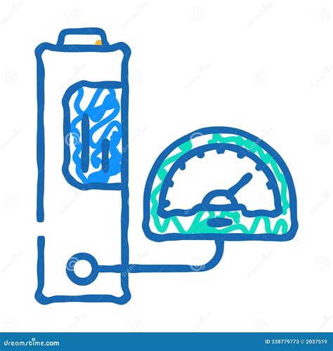Energy Density Icon Doodle Illustration Stock Vector Illustration Of