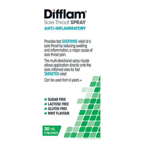 Difflam Anti Inflammatory Spray For Throat Difflam