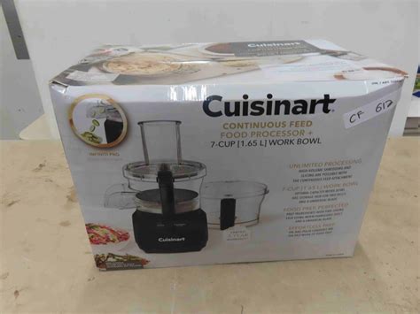 New Cuisinart Continuous Feed Food Processor 7 Cup