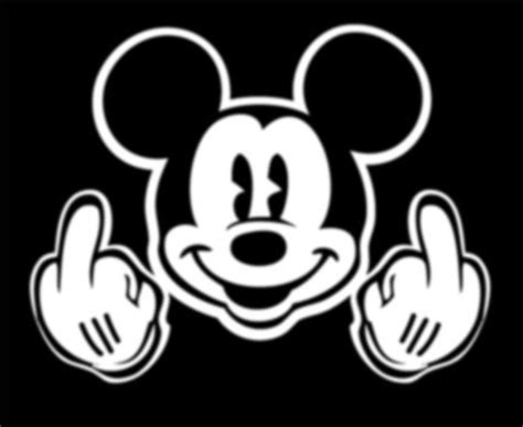 Mickey Mouse Sticker Decal Finger Colors And Sizes Etsy