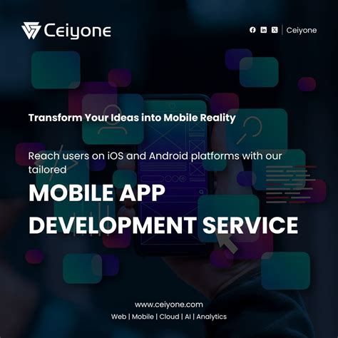 Ceiyone On Linkedin Mobileappdevelopment Ios Android Appdevelopment Digitaltransformation