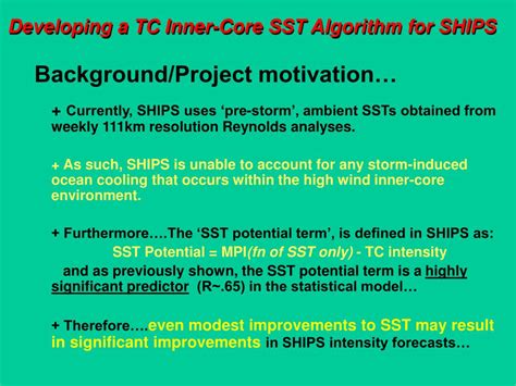 Ppt Joe Cione Noaaoarhrd Mark Demaria Noaanesdisora Chelle L Gentemann Remote Sensing