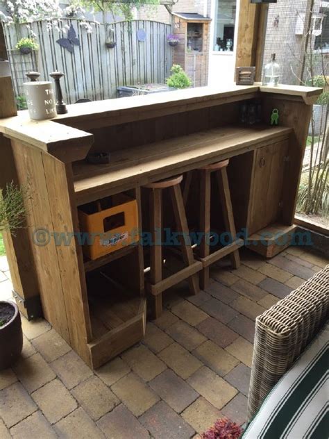 Steigerhout Bar Buiten Keukens