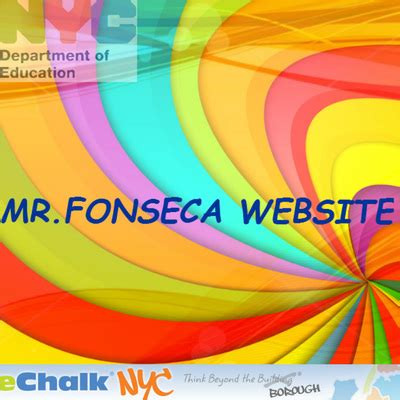 Mr Fonseca Website Home