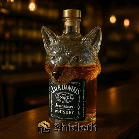 Fox Whiskey Bottle