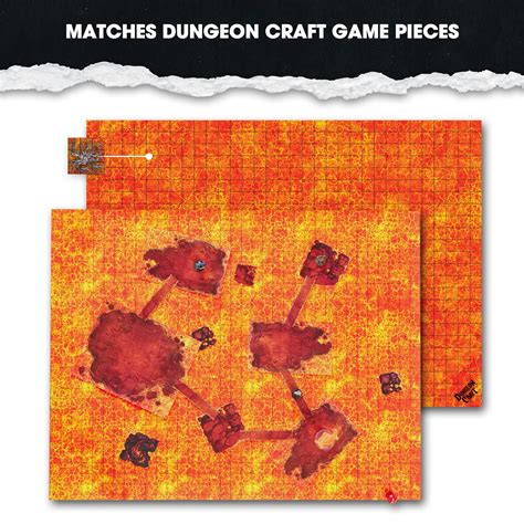 Laminated Rpg Maps Dungeon Craft Battlemaps Hell Pack 24x33 Inch