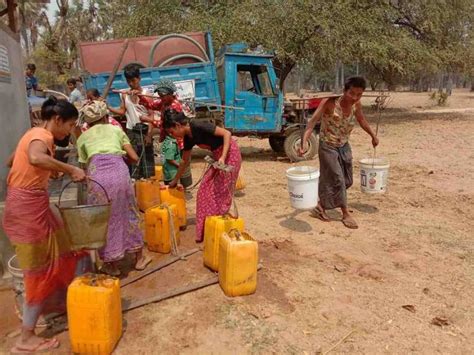 ဝေမျှခြင်းပရဟိတမိသားစုမှ ကောင်းပင်စည်မြောက်တဲတိုက်သို့ သောက်သုံးရေ ၁၆၀၀ ဂါလံလှူဒါန်း