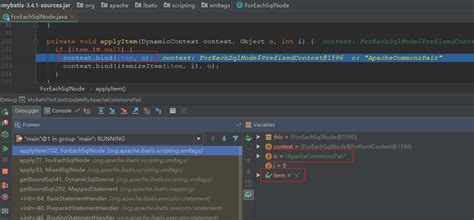 Monslang3tuplepair 作为更新参数，xml 中的 Sql 取不到值、报错 Cyhbyw
