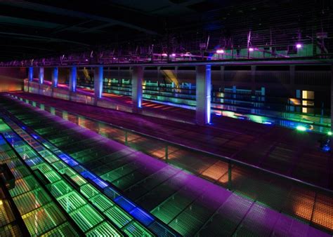 Amos Installs Sloping Mesh Catwalks For Prada Fashion Show