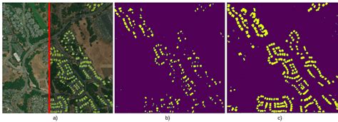sample results on the test set of buildings dataset a input rgb with
