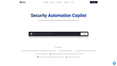Blink No Code Security Platform With 7000 Automations Futureen