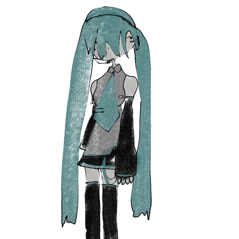 I Drew Miku In My Newest Artstyle R Vocaloid