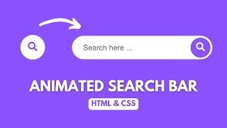 How To Create Animated Search Bar Using Html And Css Website Search Box Code With Amir Mp Mp