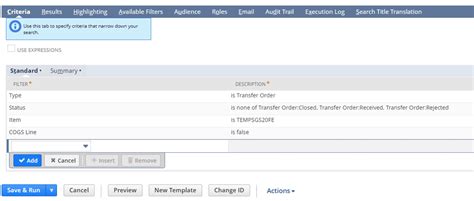When Grouping Results For A Saved Search Results That Were Showing Up