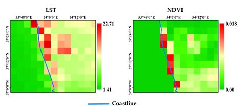 Annual Variance Maps Of Lst And Ndvi Download Scientific Diagram