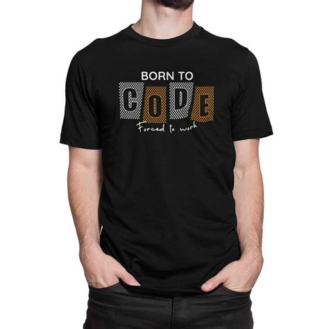 Buy Dudeme Born To Code T Shirt 100 Cotton T Shirts For Programmer