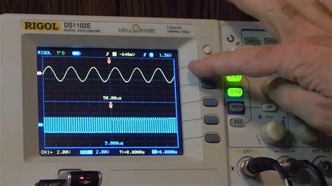 Ds1102e Alternate Trigger Mode Youtube