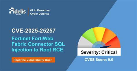 cve 2025 25257 sql injection to root rce in fortiweb s fidelis security