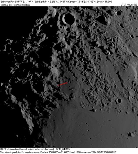 Pi Symbol Sinus Fidei A Lunar Clair Obscur And Other Interesting Lighting Features Photo