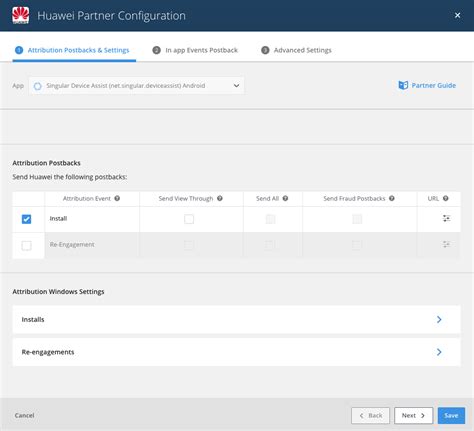 Huawei Attribution Integration Singular Help Center
