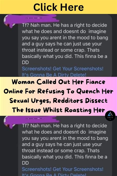 Woman Called Out Her Fiance Online For Refusing To Quench Her Sexual Urges Redditors Dissect The