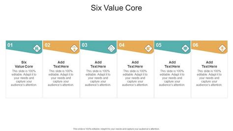 Six Value Core In Powerpoint And Google Slides Cpb PPT Example