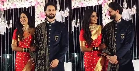 अखेर लग्नबंधनात अडकली सुप्रसिद्ध मराठी अभिनेत्री पूजा सावंत शाही विवाहसोहळ्याचे फोटो समोर