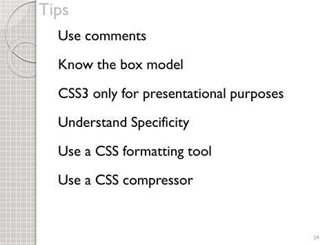 PPT CSS Best Practices PowerPoint Presentation Free Download ID
