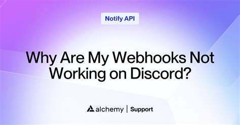 Why Are My Webhooks Not Working On Discord