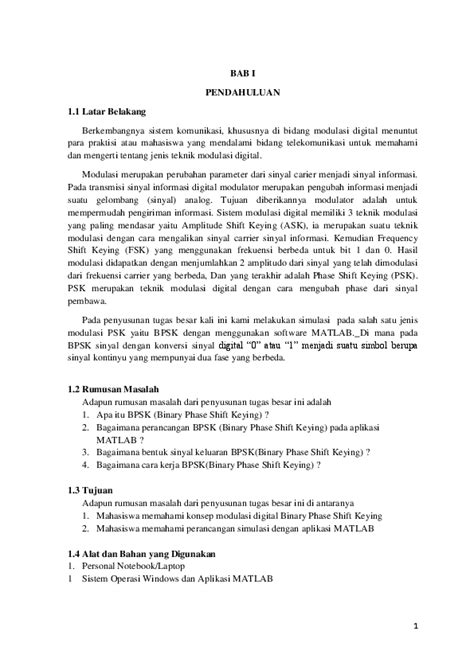 Doc Modulasi Bpsk Matlabdocx