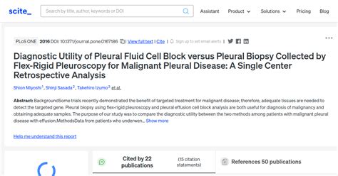 Diagnostic Utility Of Pleural Fluid Cell Block Versus Pleural Biopsy Collected By Flex Rigid