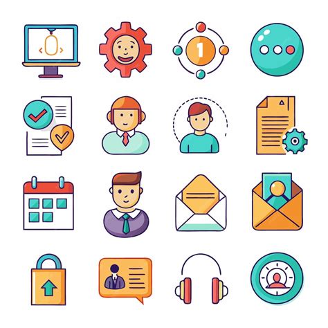 User Interface Icons Set For Website And Mobile App Premium Ai Generated Vector