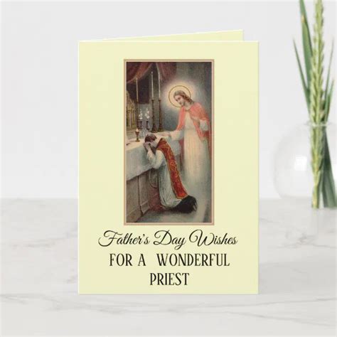 Priest Pastor Fathers Day Greeting Card Zazzle