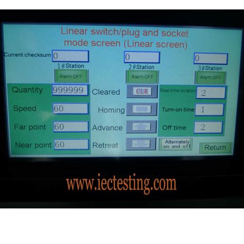 Switch And Plug Socket Endurance Tester Iec Testing Equipment