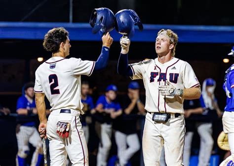 Owls Earn Eight Inning Victory Over Presbyterian Florida Atlantic