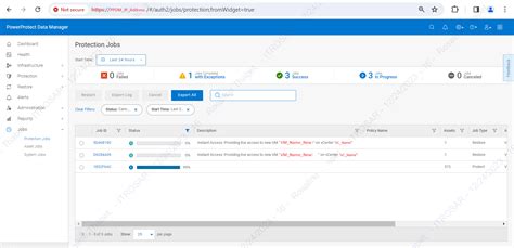 PowerProtect VM Image Restore And Instant Access Restore Job Stuck In Queued State Dell Lebanon